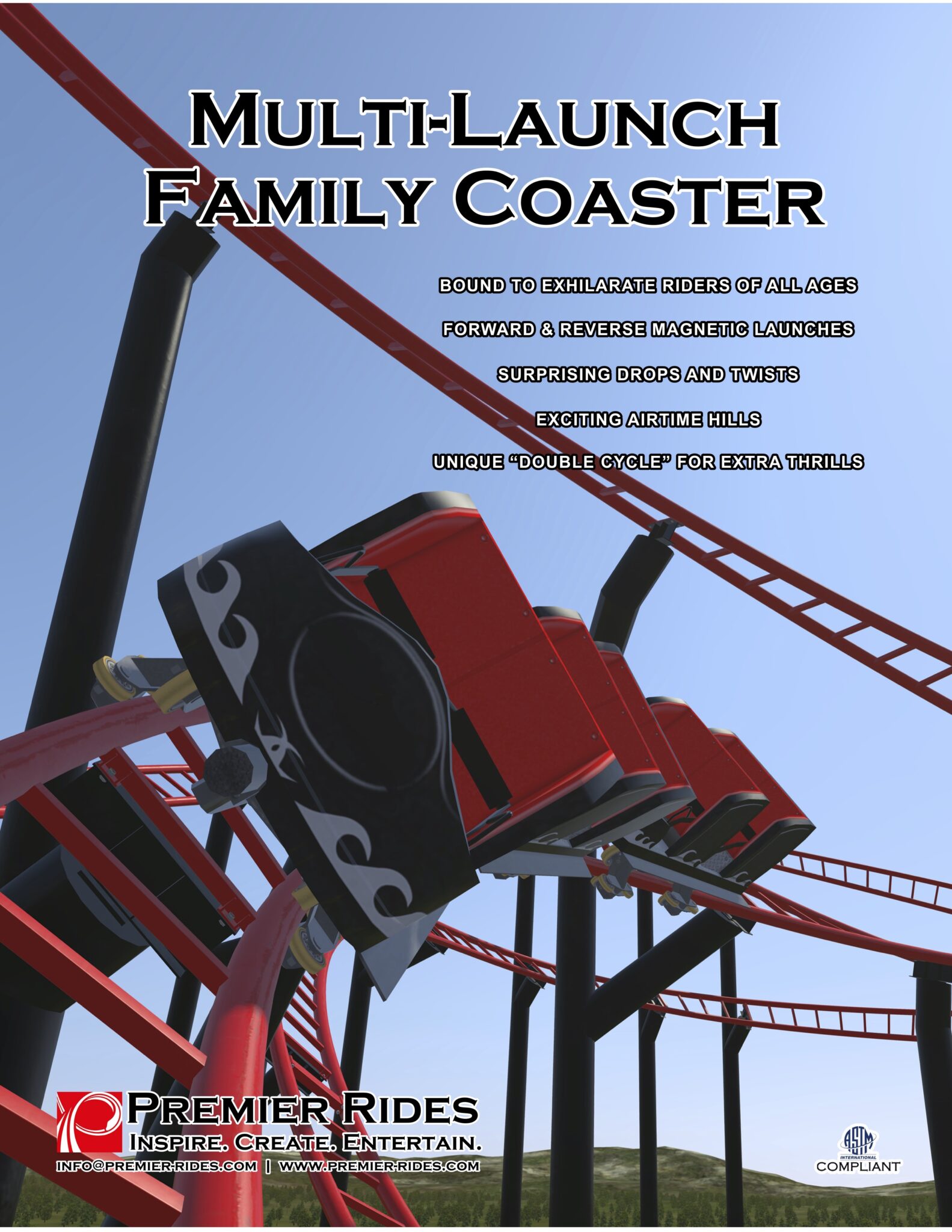 Premier Rides Multi-Launch Roller Coaster